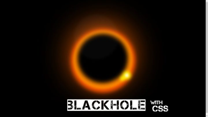 Black Hole Pure With CSS - TechNology